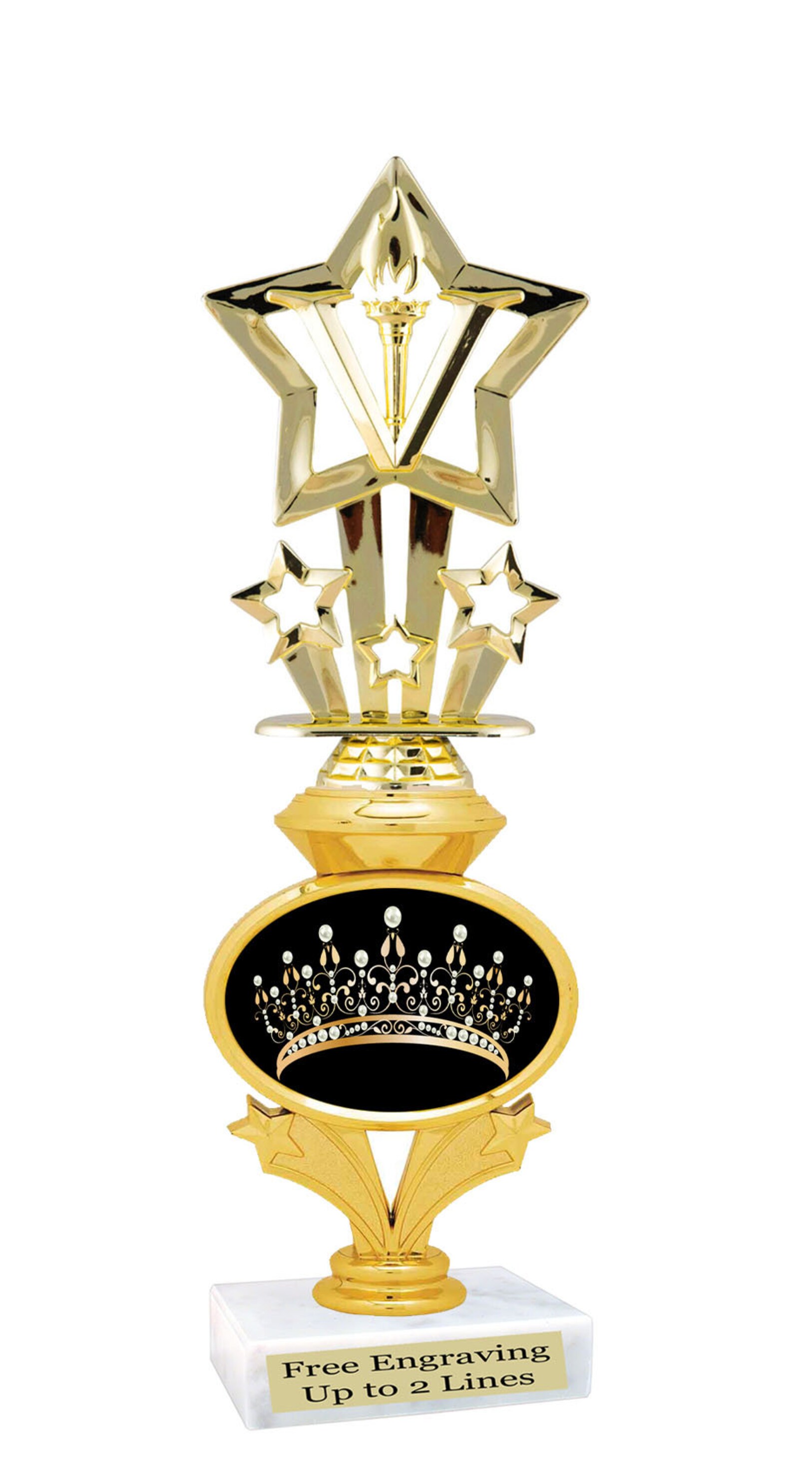 Crown Theme Trophy. 11 Tall. Great Award for Any - Etsy