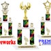 Fireworks 2-column Trophy With Choice of Figure. Available in - Etsy