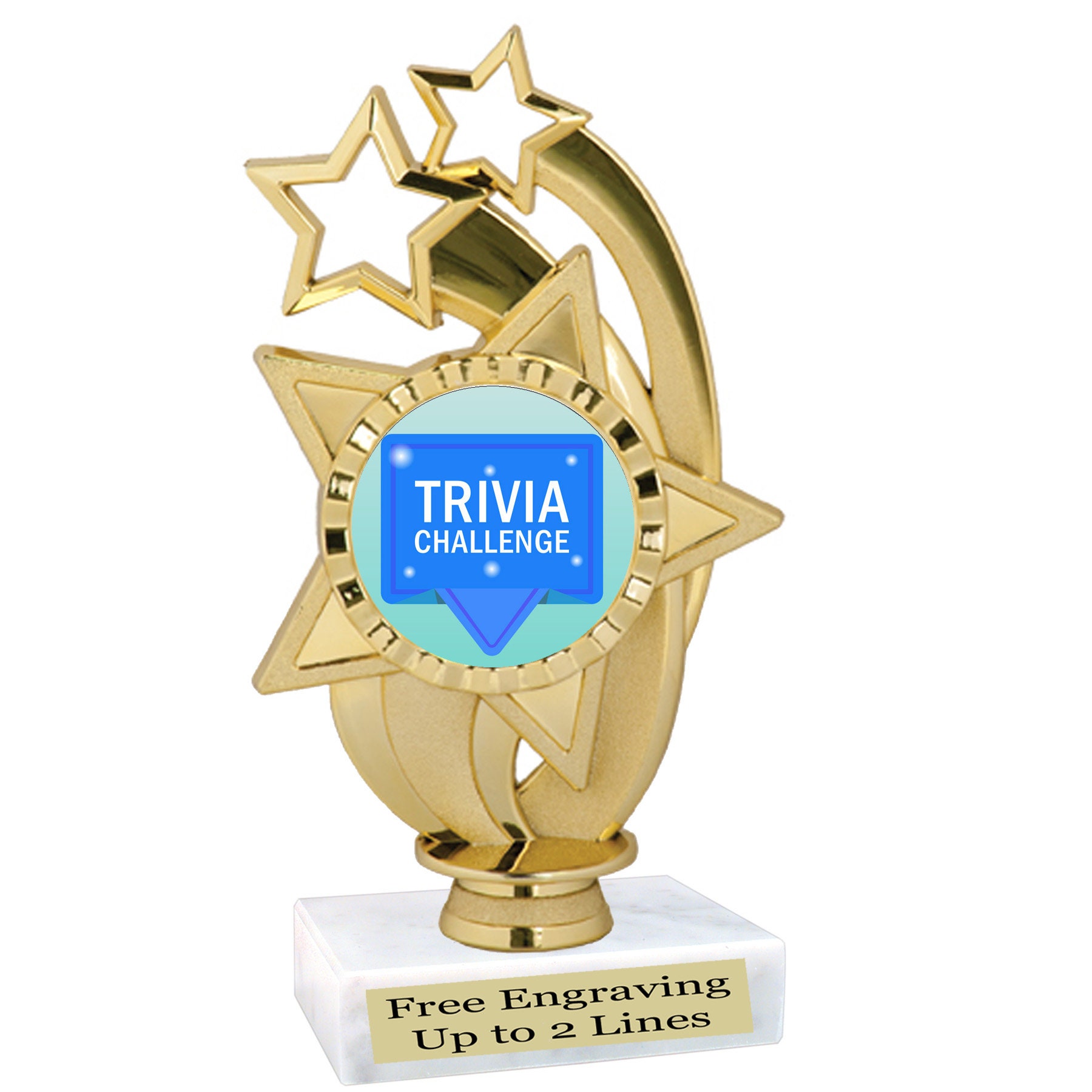 Trivia Trophy. Great Trophy for Your Next Family Game Night - Etsy