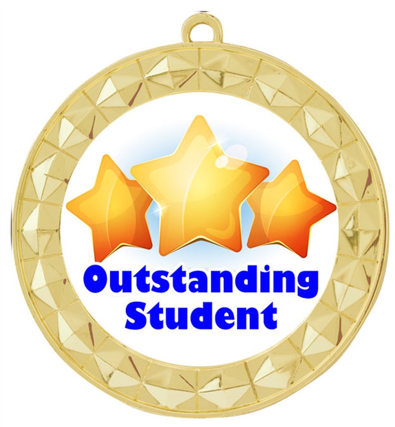 Student Award Medal. Celebrate Their Achievement Whether in - Etsy