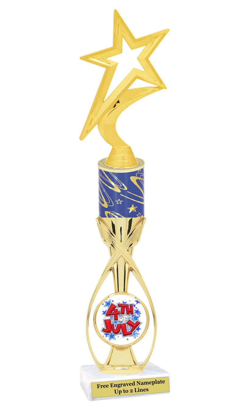 Patriotic 4th of July Trophy. 14 Tall. Show off Your | Etsy