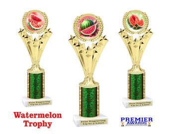 Glitter Summer Theme Trophy With Choice of Glitter Color. Numerous ...