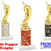 Chili Pepper Trophy. 5 Tall With Choice of Finish. Great Trophy for ...