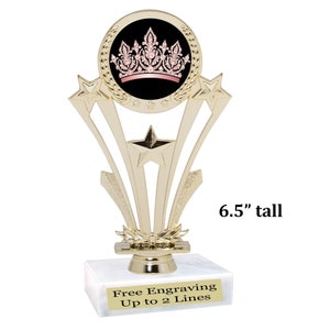 Crown Trophy. Great for Pageants, Contests, Competitions, Recitals ...