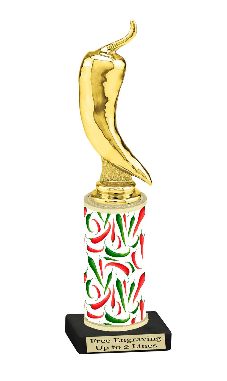 Chili Pepper Trophy. Great for Your Chili Cookoffs, Eating Contests ...