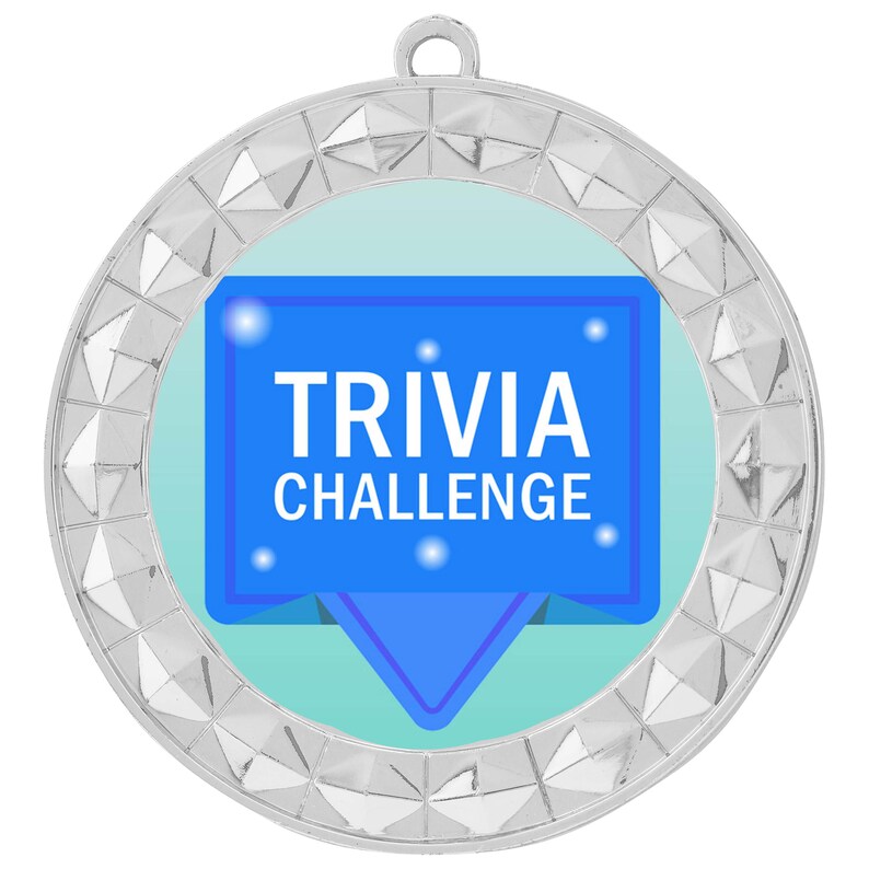 Trivia Medal. Great Trophy for Your Next Family Game Night And/or ...