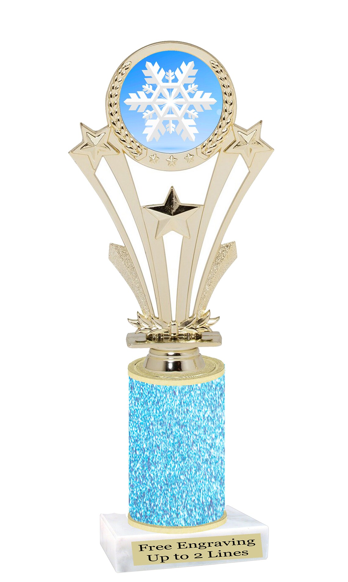 Snowflake Theme Trophy. Great for All of Our Holiday Events, Contests ...