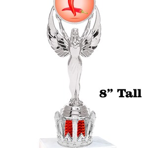 Chili - Salsa - BBQ Trophy. 8" Tall With Choice of Art Work. Great ...
