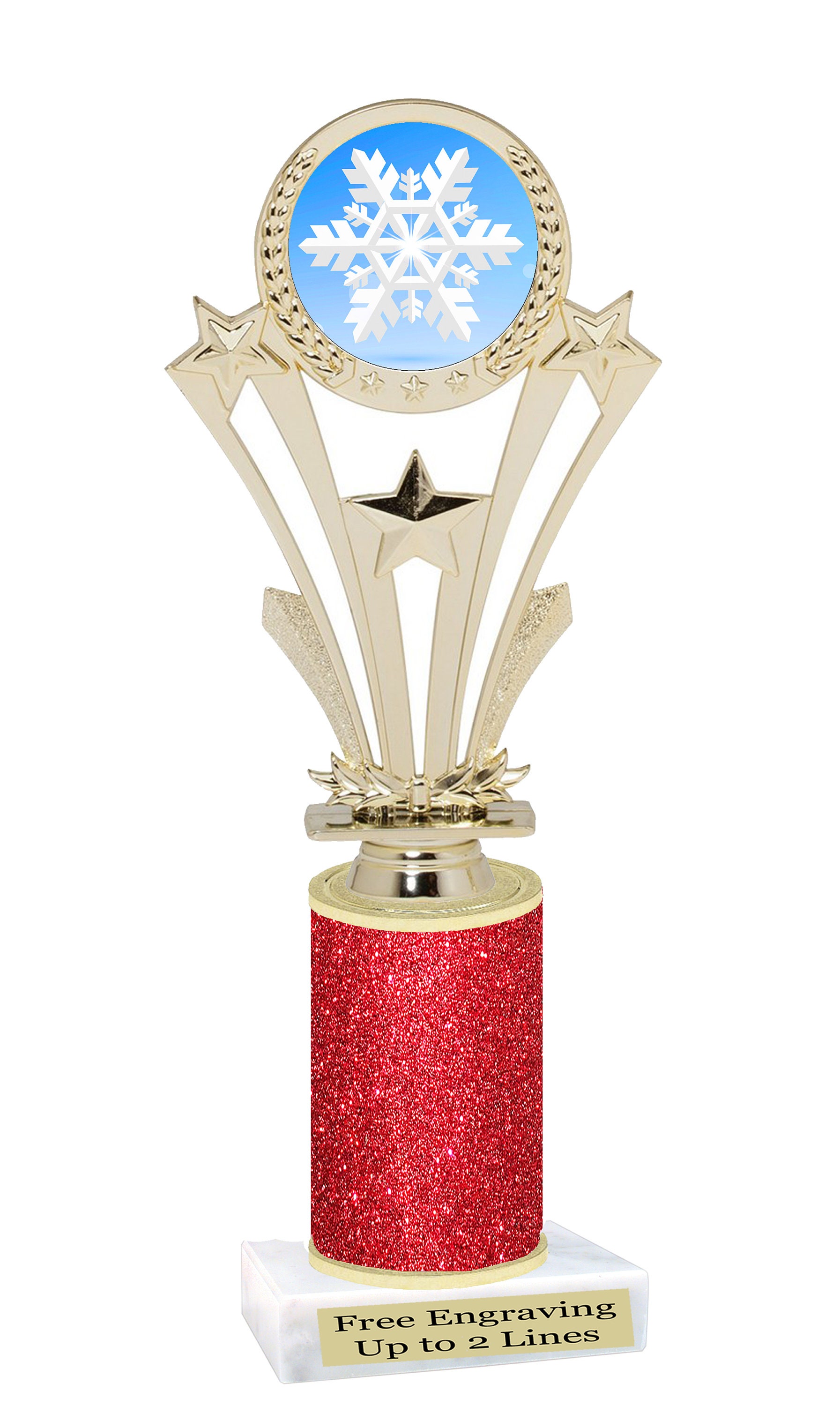 Snowflake Theme Trophy. Great for All of Our Holiday Events, Contests ...