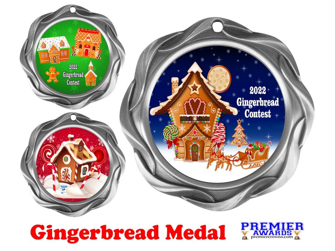 Gingerbread House Medal. Great for Those Holiday Baking Contests ...