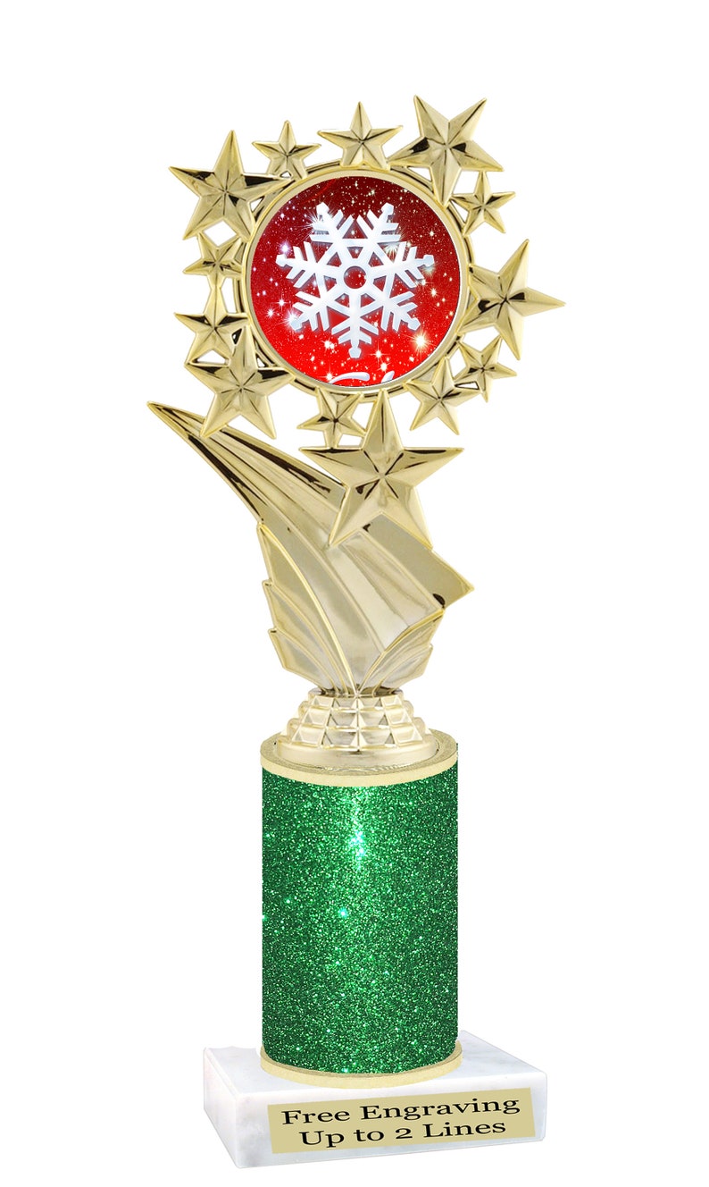 Snowflake Theme Trophy. Great for All of Our Holiday Events, Contests ...