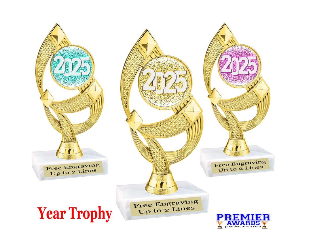 2025 Year Trophy. Great Trophy for Any Event, Contest, Pageant or ...