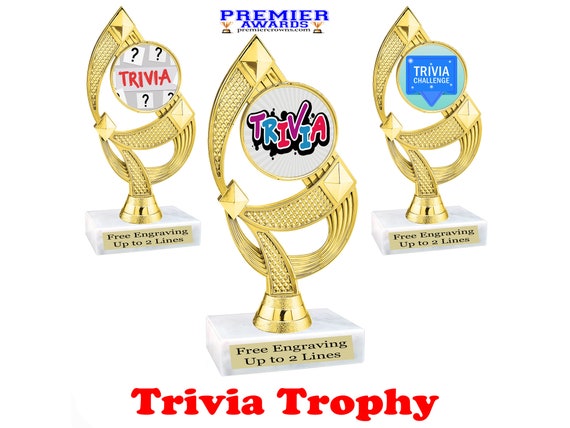 Memorabilia Trivia Medal Great trophy for your next family game night ...