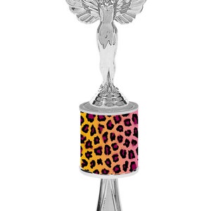 Animal Print Theme Trophy With Numerous Trophy Heights Available ...