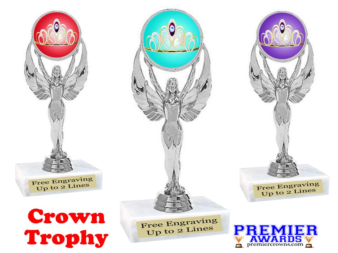 Crown Trophy. Great for Pageants, Contests, Competitions, Recitals ...