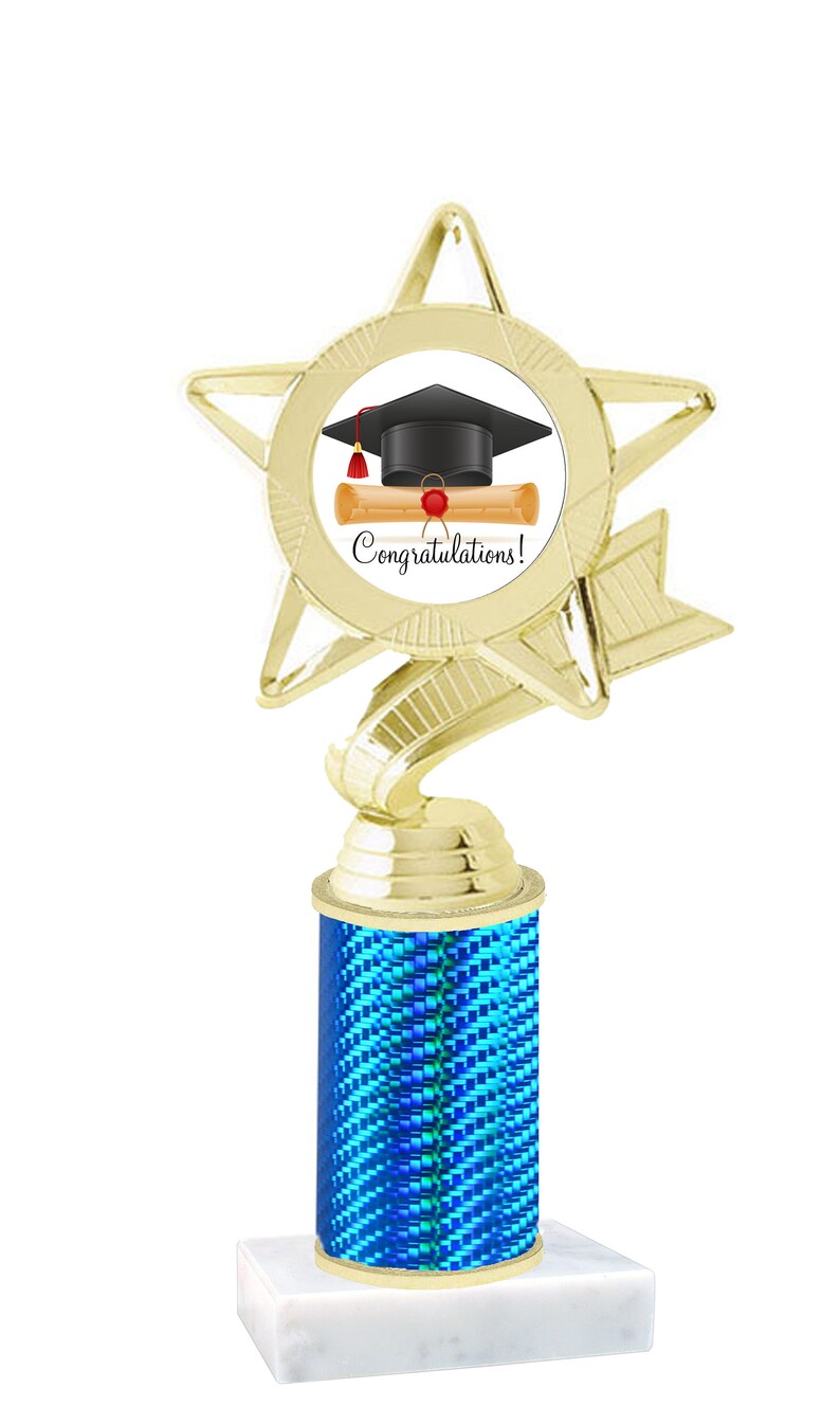 Graduation Theme Trophy. Great Award to Celebrate Their | Etsy