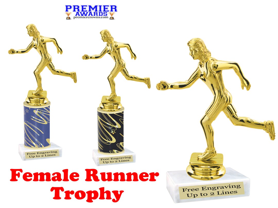 Female Runner Trophy. Great for Your Marathons, Track Meets, or for the ...