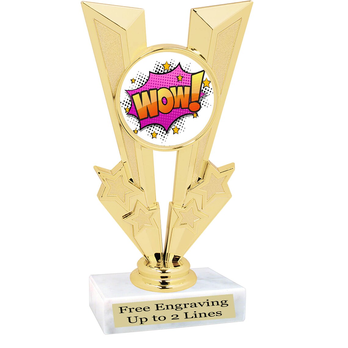 WOW Theme Trophy. Great for Any Event Competition Pageant or | Etsy