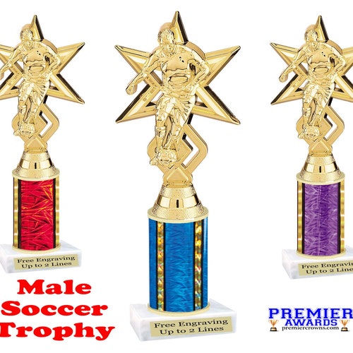 Soccer Trophy. Great Trophy for Your Team Tournaments Family - Etsy