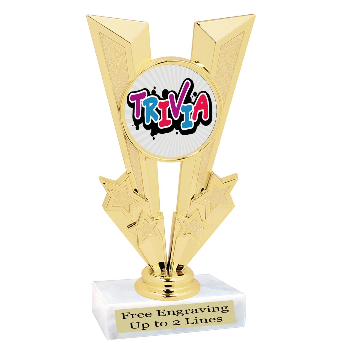 Trivia Trophy. Great Trophy for Your Next Family Game Night | Etsy