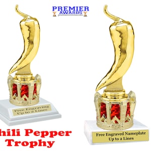 Chili Pepper Trophy. Great Trophy for Chili Cook off Events, BBQ Events ...