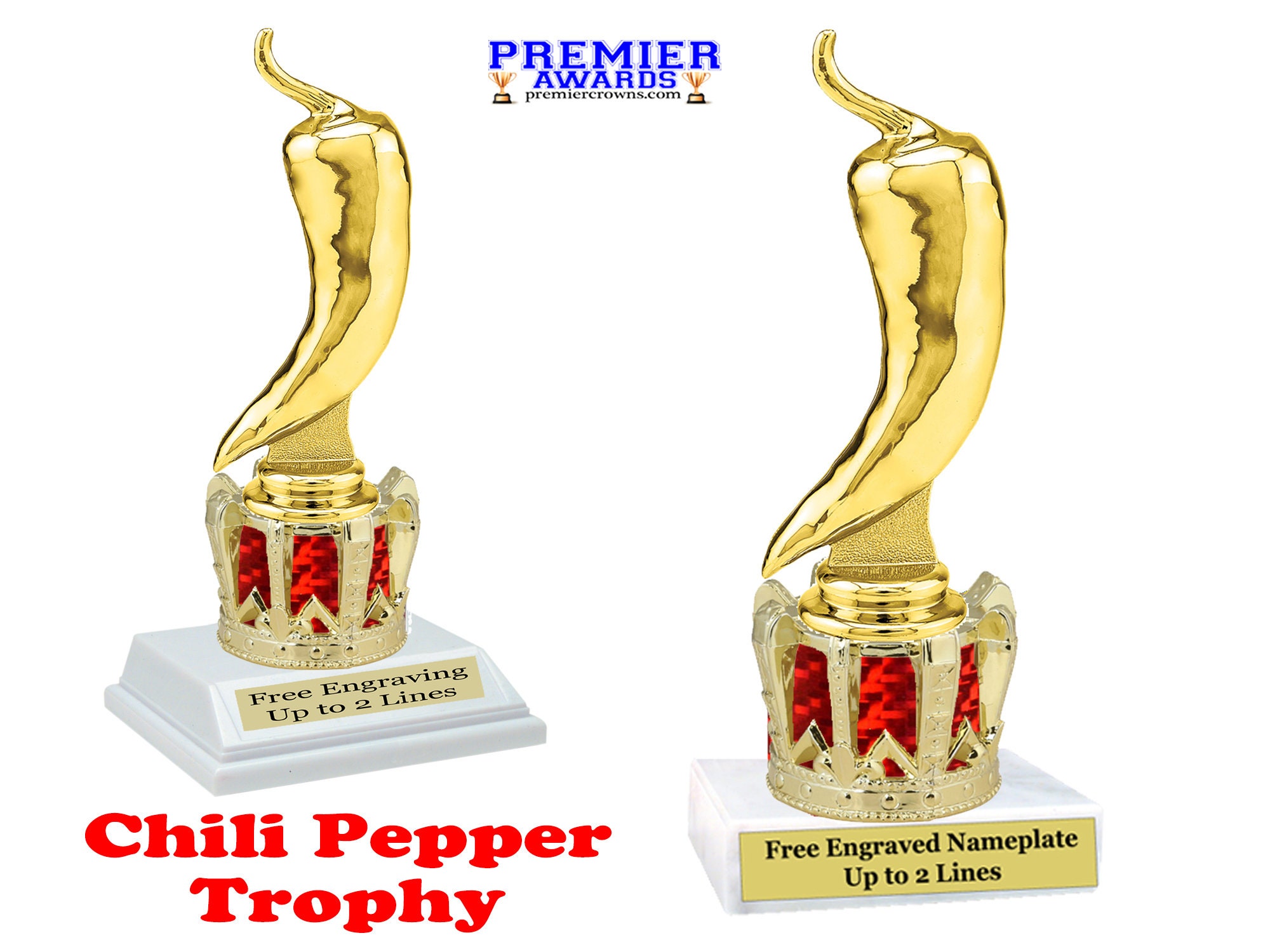 Chili Pepper Trophy. Great Trophy for Chili Cook off Events | Etsy