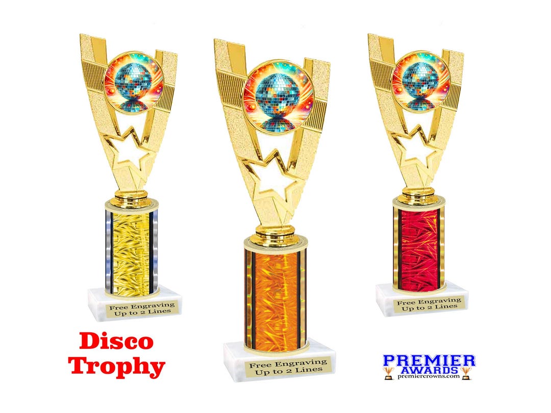 Disco Trophy. Great Trophy for Dance, Recitals, Competitions and Disco ...