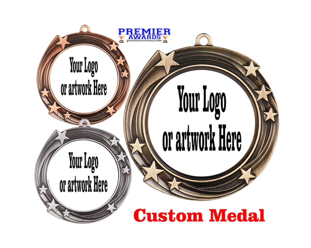 Custom Medal. Add Your Logo or Art Work for a Custom Medal. Available ...