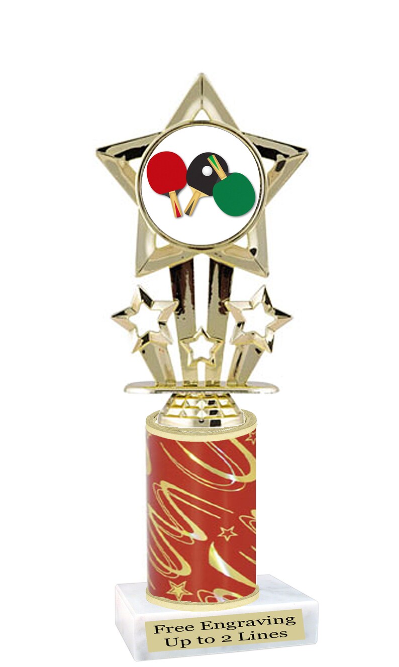 Ping Pong Trophy. Great Trophy for Your Summer Games Bbqs - Etsy
