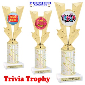 Trivia Trophy. Great Trophy for Your Next Family Game Night And/or ...