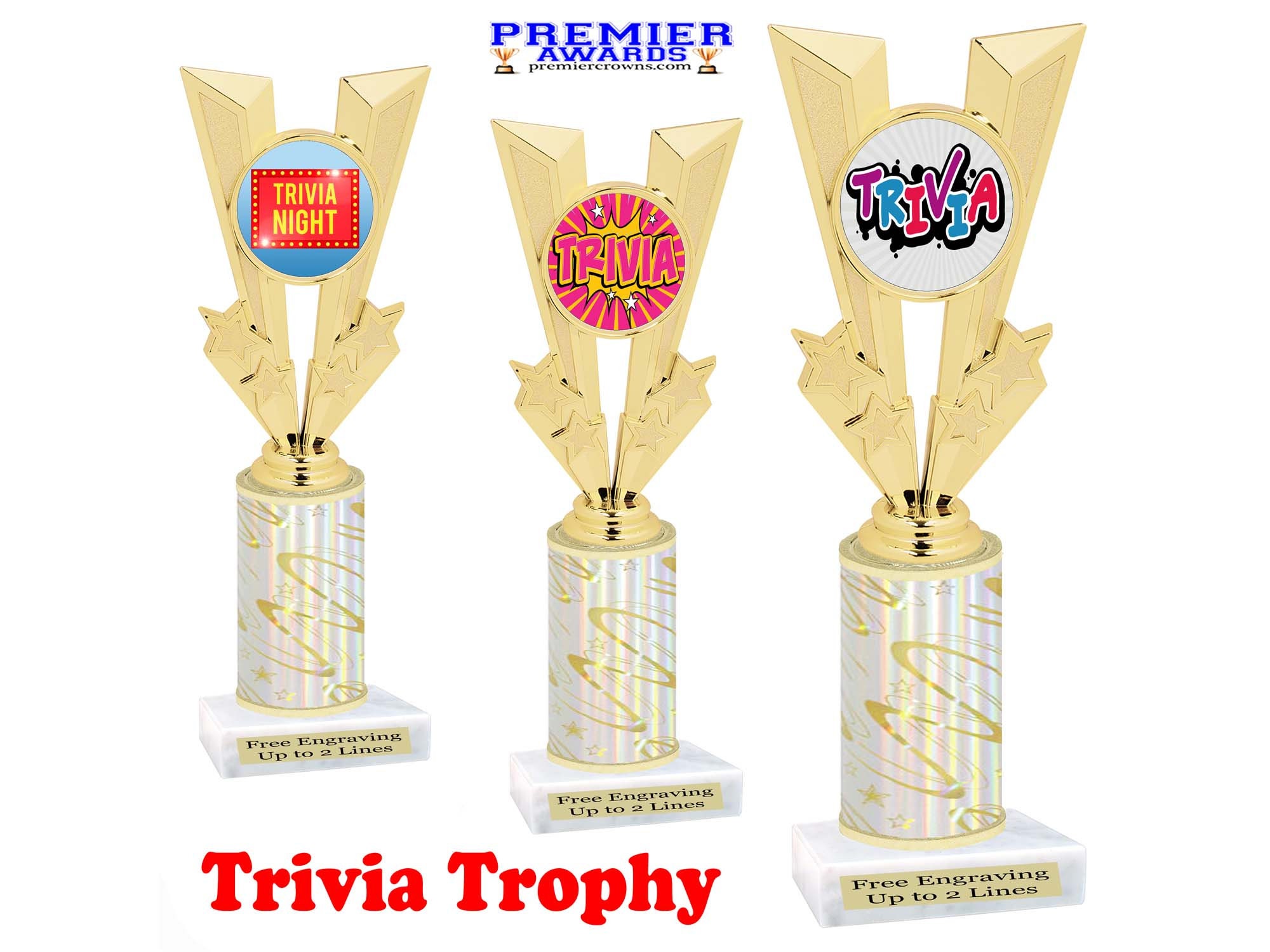 Trivia Trophy. Great trophy for your next family game night | Etsy