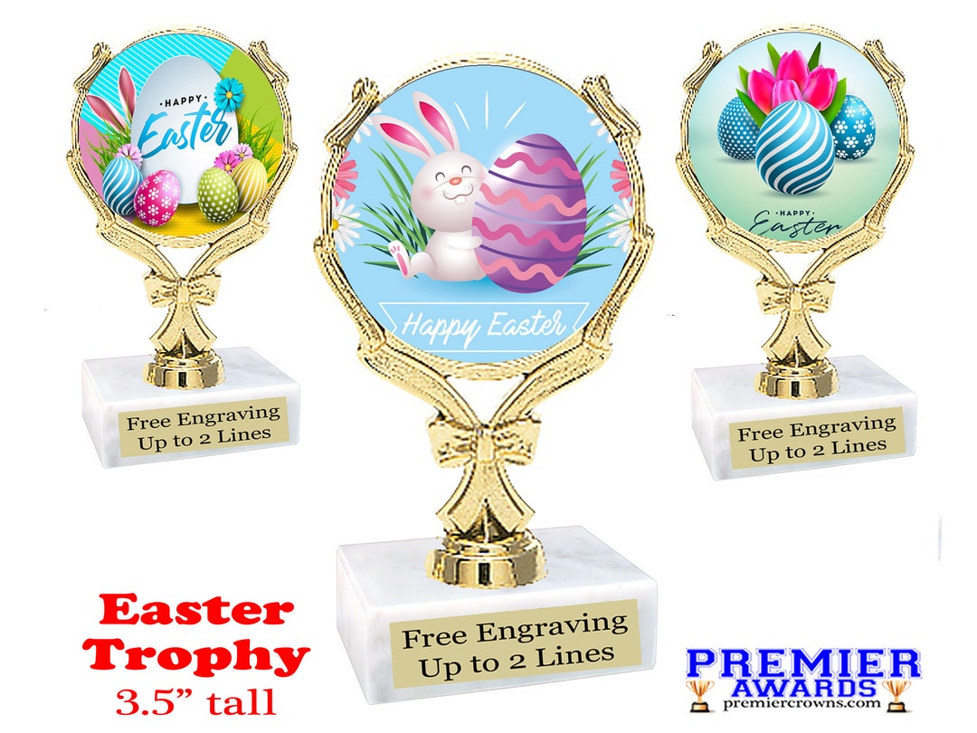 Easter Trophy. Festive Trophy for Your Easter Themed Events, Pageants ...