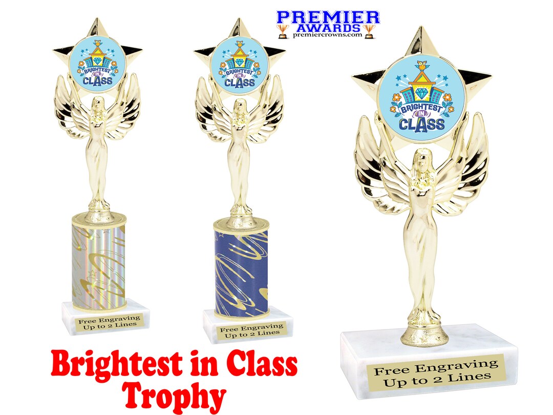 Brightest in Class Trophy. Great Trophy for Encouraging Your Students ...