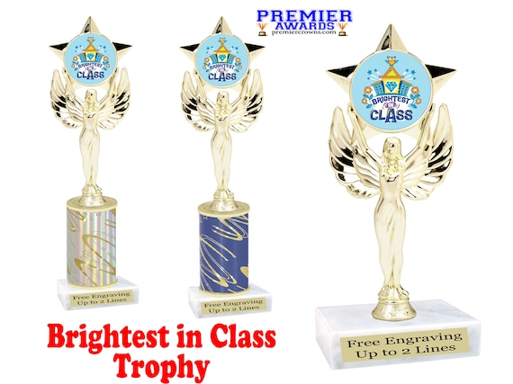 Brightest in Class Trophy. Great Trophy for Encouraging Your | Etsy