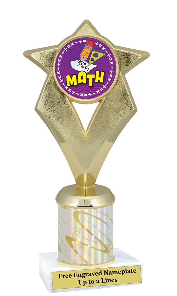 Math Award Trophy
