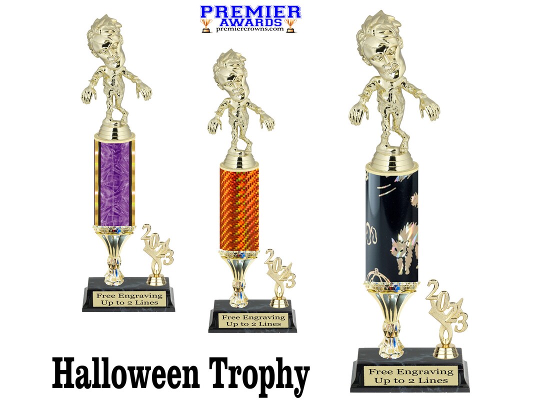 Halloween Theme Trophy for Your Costume Contests, Pumpkin Carving ...