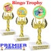 BINGO Trophy 6 Tall With Choice of 5 Designs. Great Trophy for Your ...