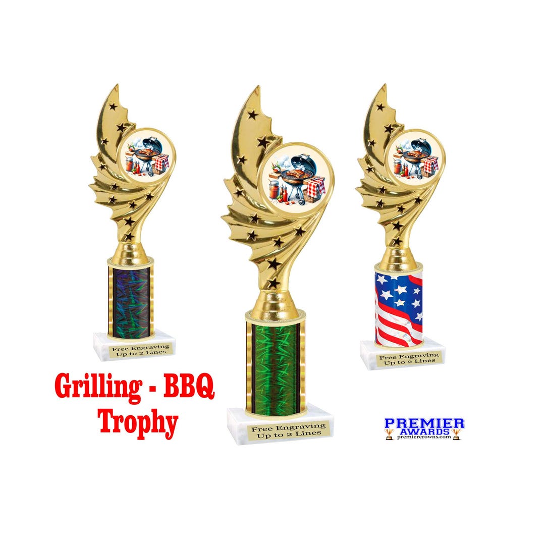 Grilling-bbq Trophy. Great for Your Festivals, BBQ Cookoffs, Contests ...