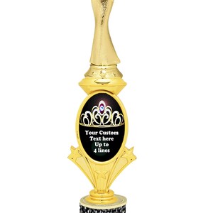 Queen Trophy. Customize Artwork! Great for Pageants, Recitals, Schools ...