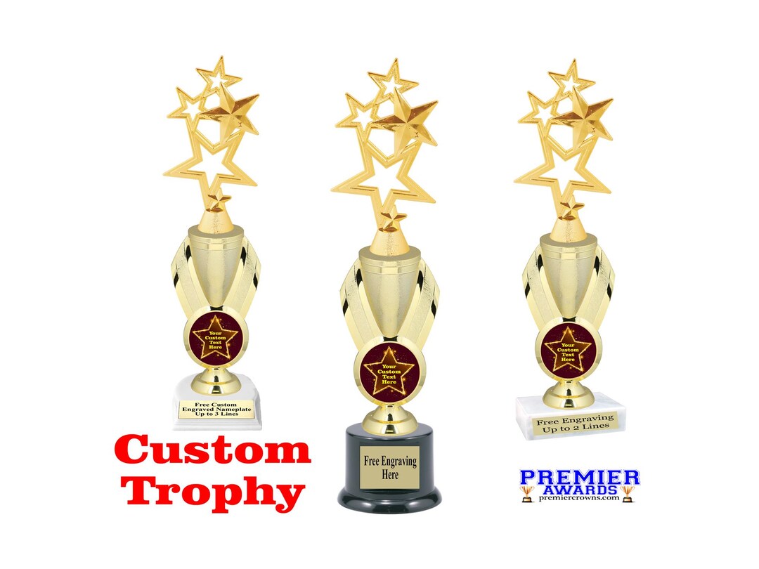 12" - 14" Tall With Choice of Base. Great Trophy for Any Event ...