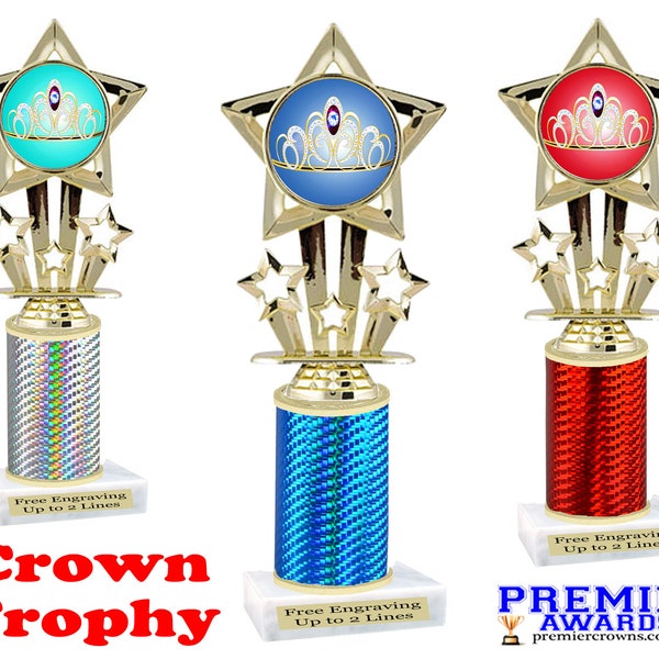 Beauty Queen Trophy. 6 Tall. Great Participation Award, Party Favor ...