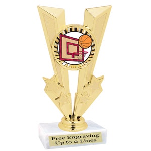 Basketball Trophy. 6" Tall. Great for Your Team, Schools, or Your ...