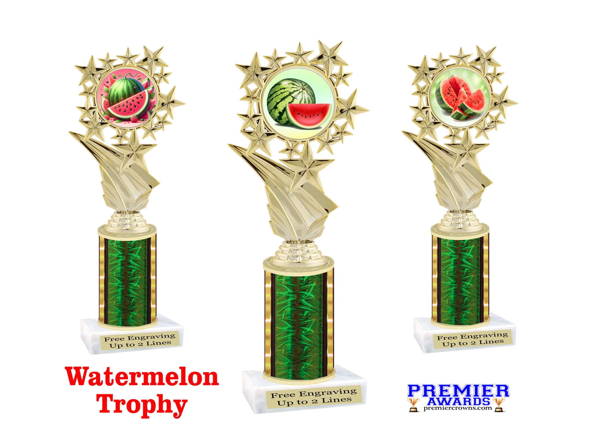 Watermelon Themed Trophy. Great Award for Your Eating, Growing or ...