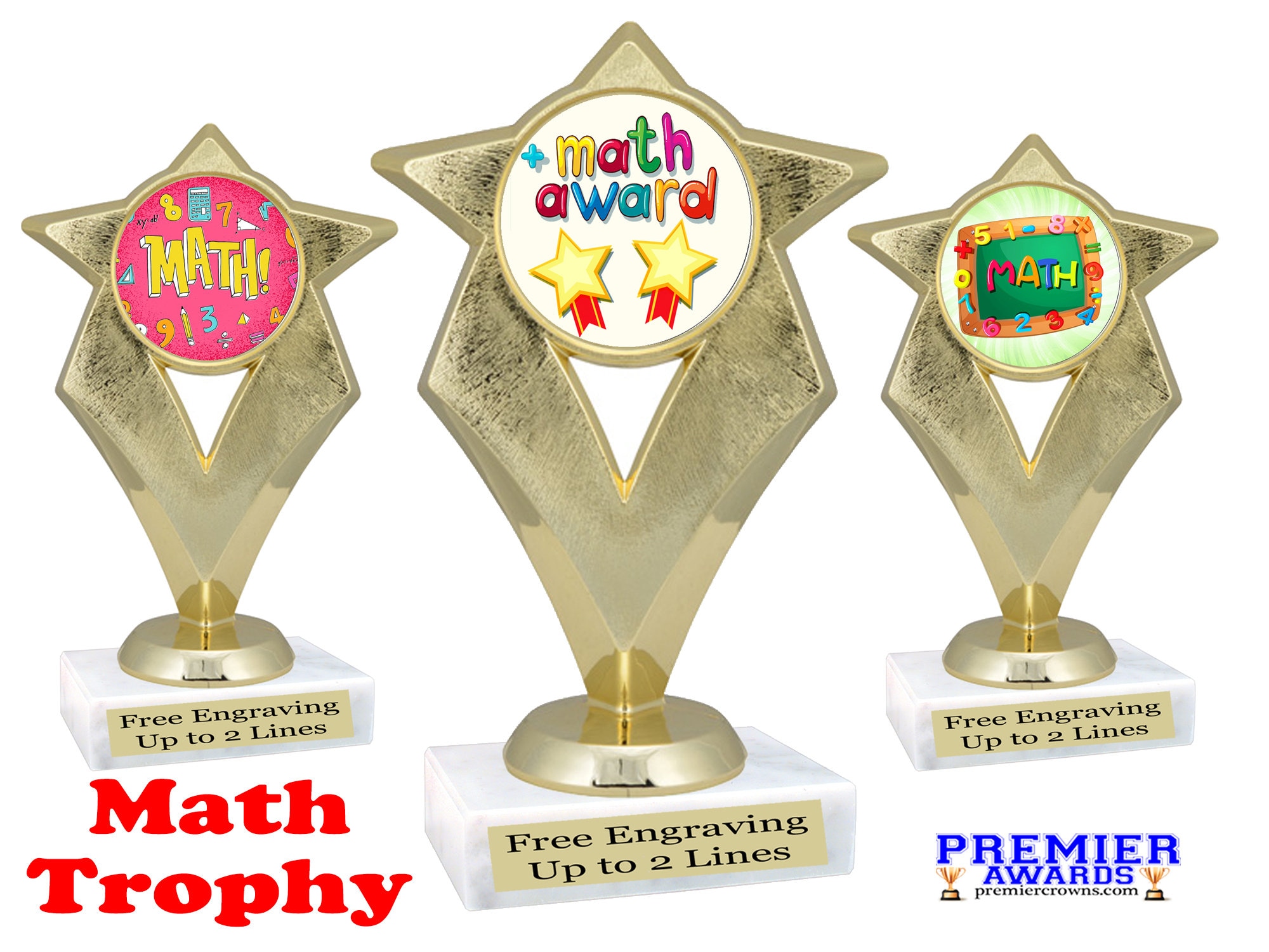 Math Award Trophy