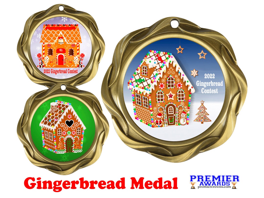 Gingerbread House Medal. Great for Those Holiday Baking Contests ...