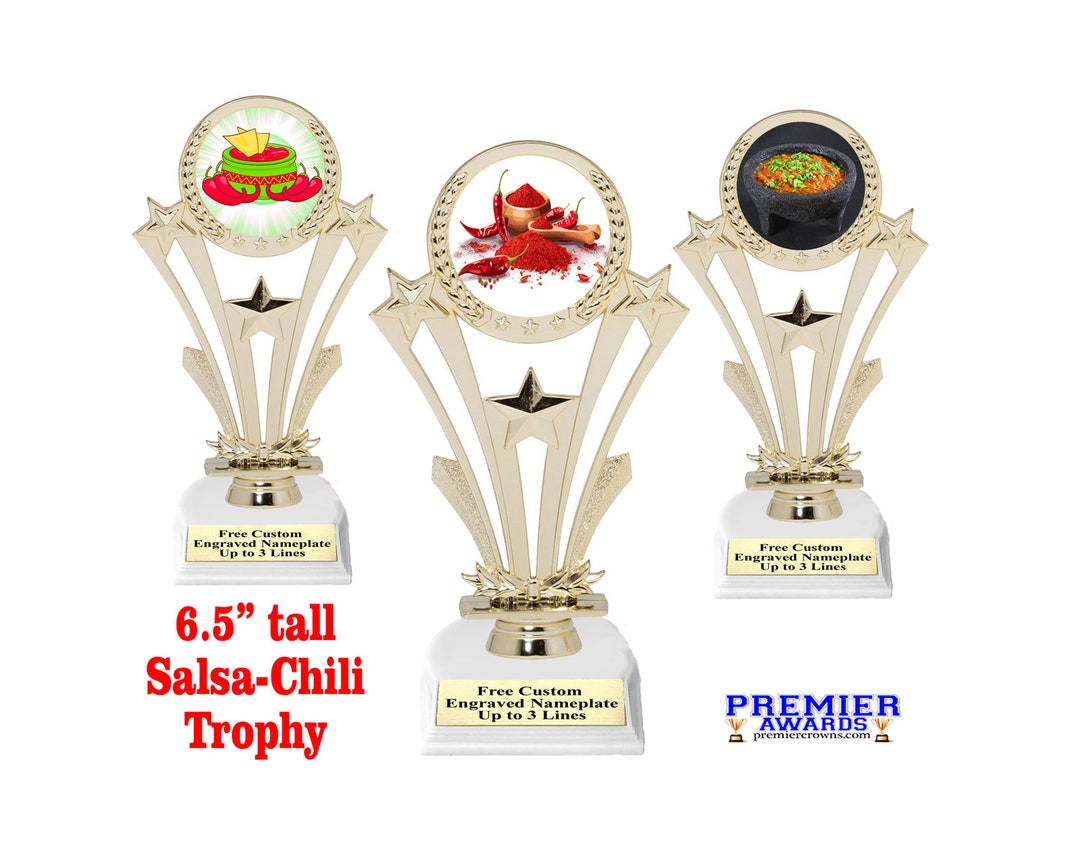Chili - Salsa - BBQ Trophy. Choice of Artwork. Great Trophy for Cook ...