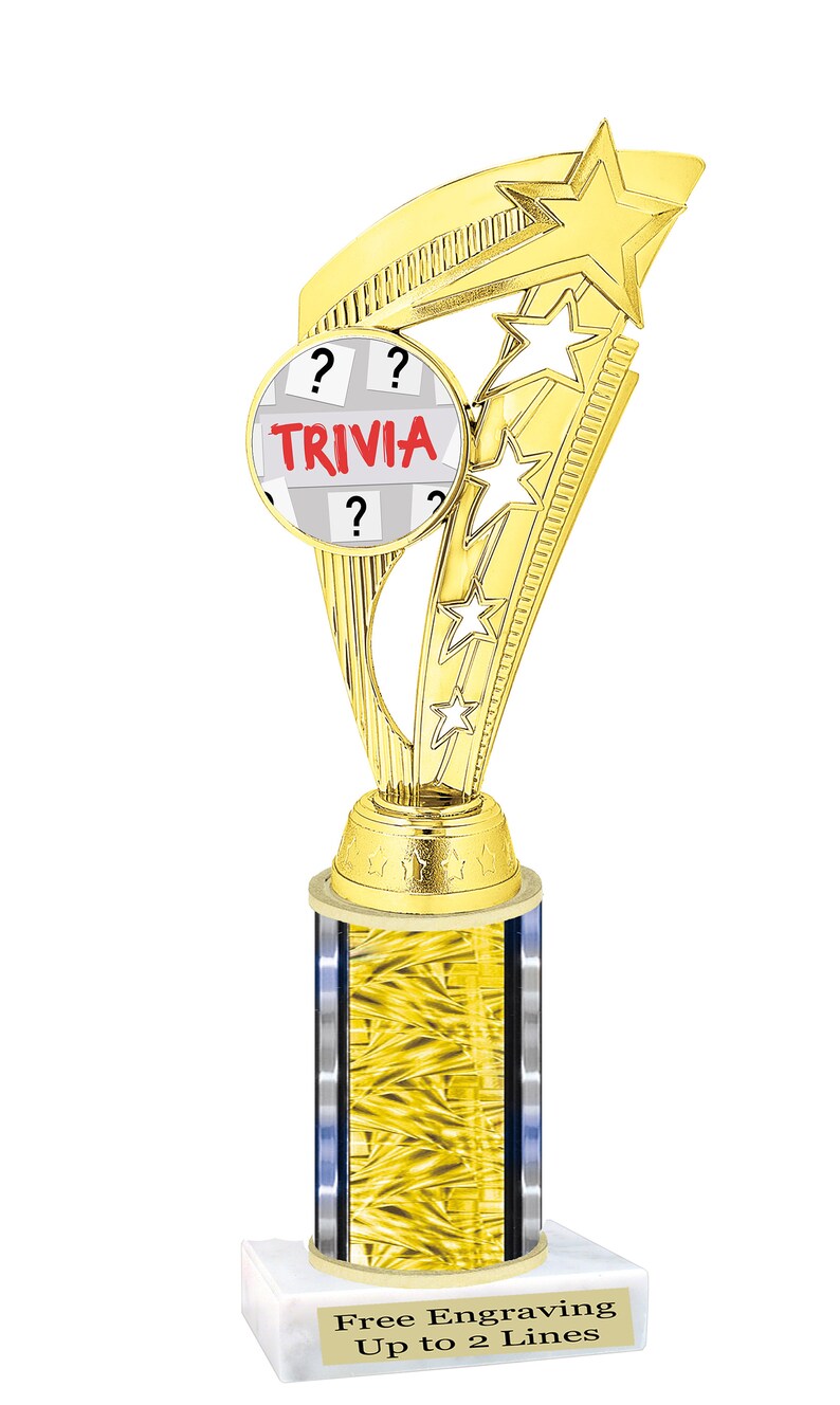 Trivia Trophy. Great Trophy for Your Next Family Game Night And/or ...