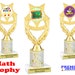 Math Theme Trophy. Great Award for Schools, Contests, Competitions ...