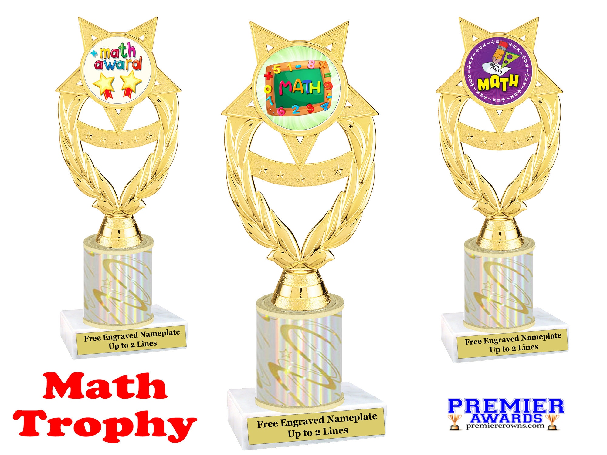 Math Award Trophy