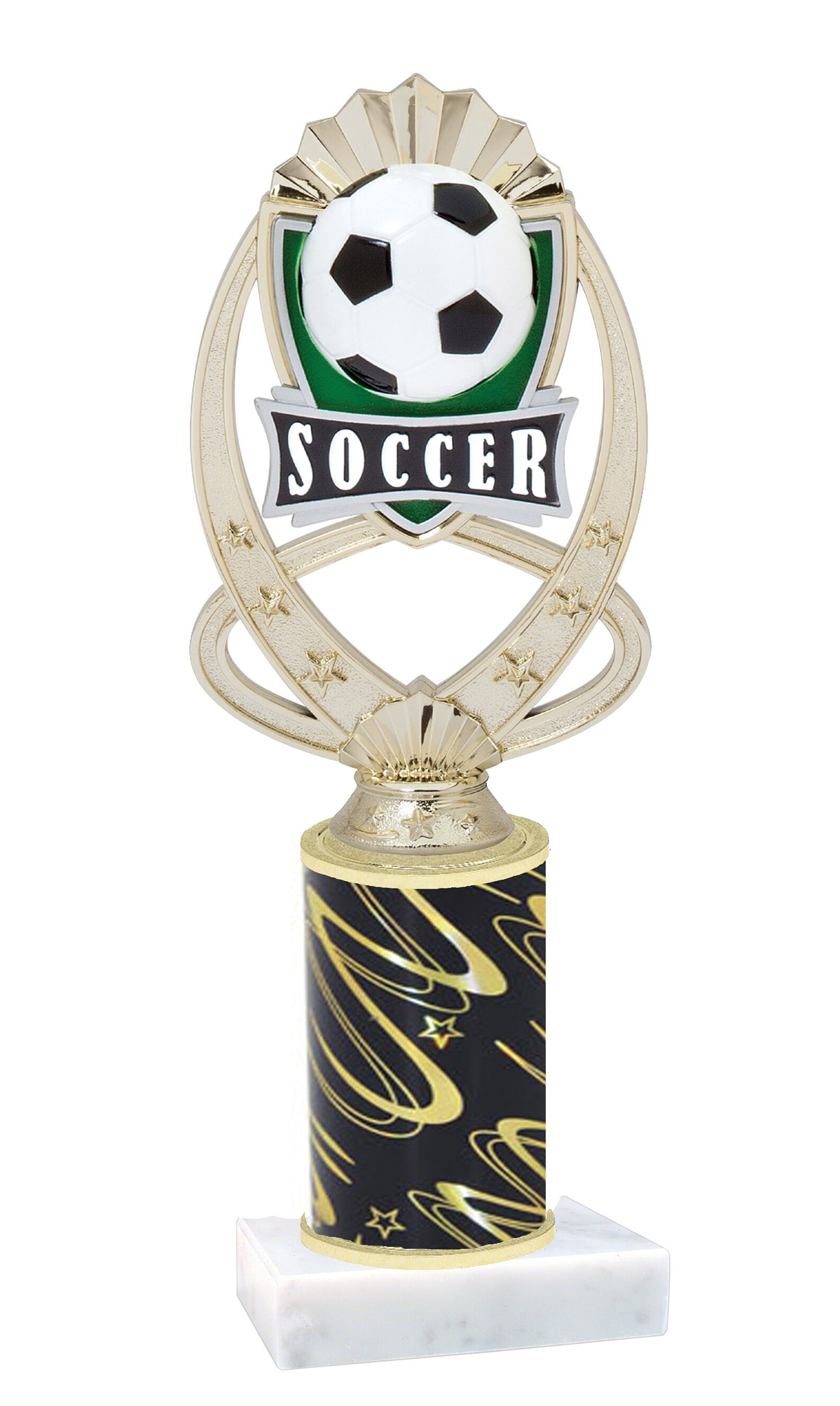 Soccer Trophy With Choice of Column Color. Numerous Trophy - Etsy